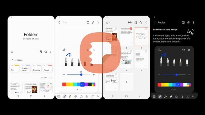 Samsung Notes are no longer available on non-Galaxy Book computers