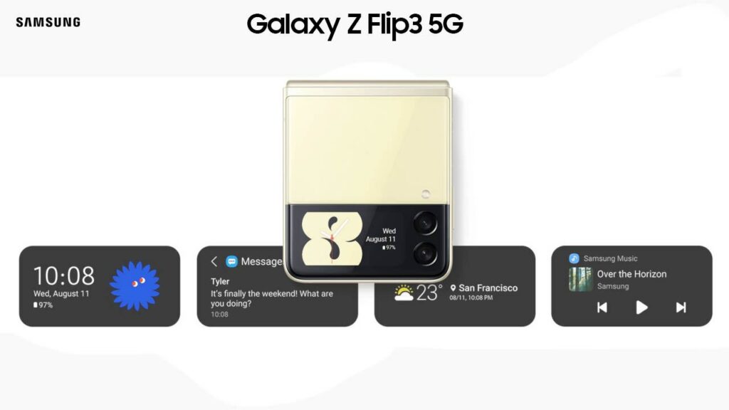 Galaxy Z Flip 4: How To Set Up Cover Screen Widgets