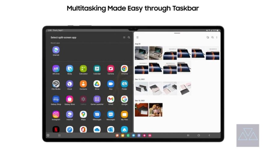How To Use Taskbar On Galaxy Tab S8 & Tab S7