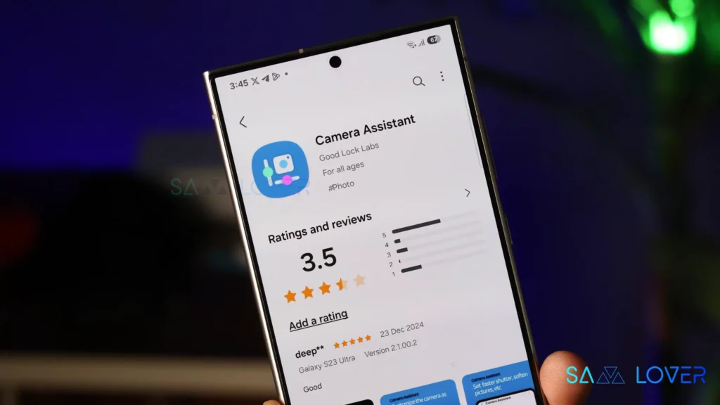 Samsung Camera Assistant Adds Shutter Sound for Motion Photos